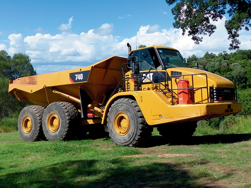 Review: Used Cat 740 articulated dump truck