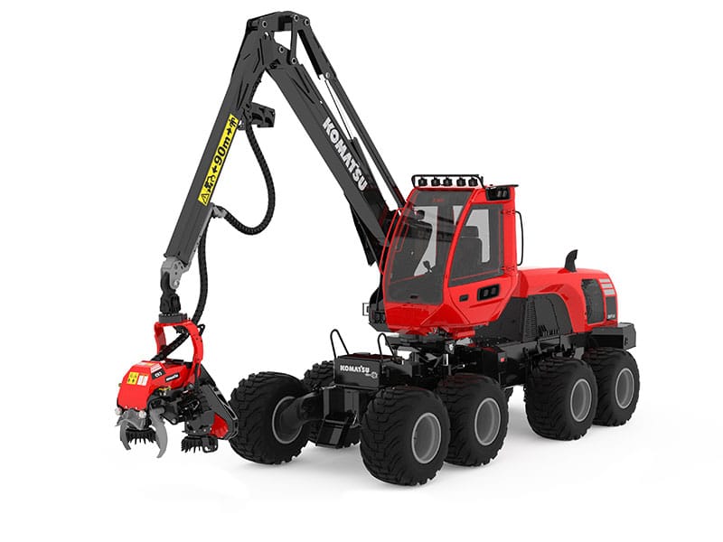 Komatsu 901XC forestry harvester released