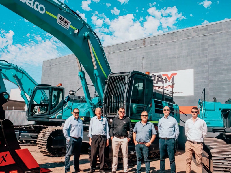 Ram Equipment adds 200th excavator