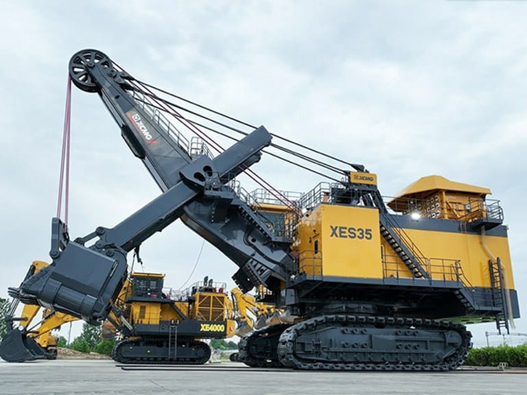 XCMG reveals new electric shovel excavator