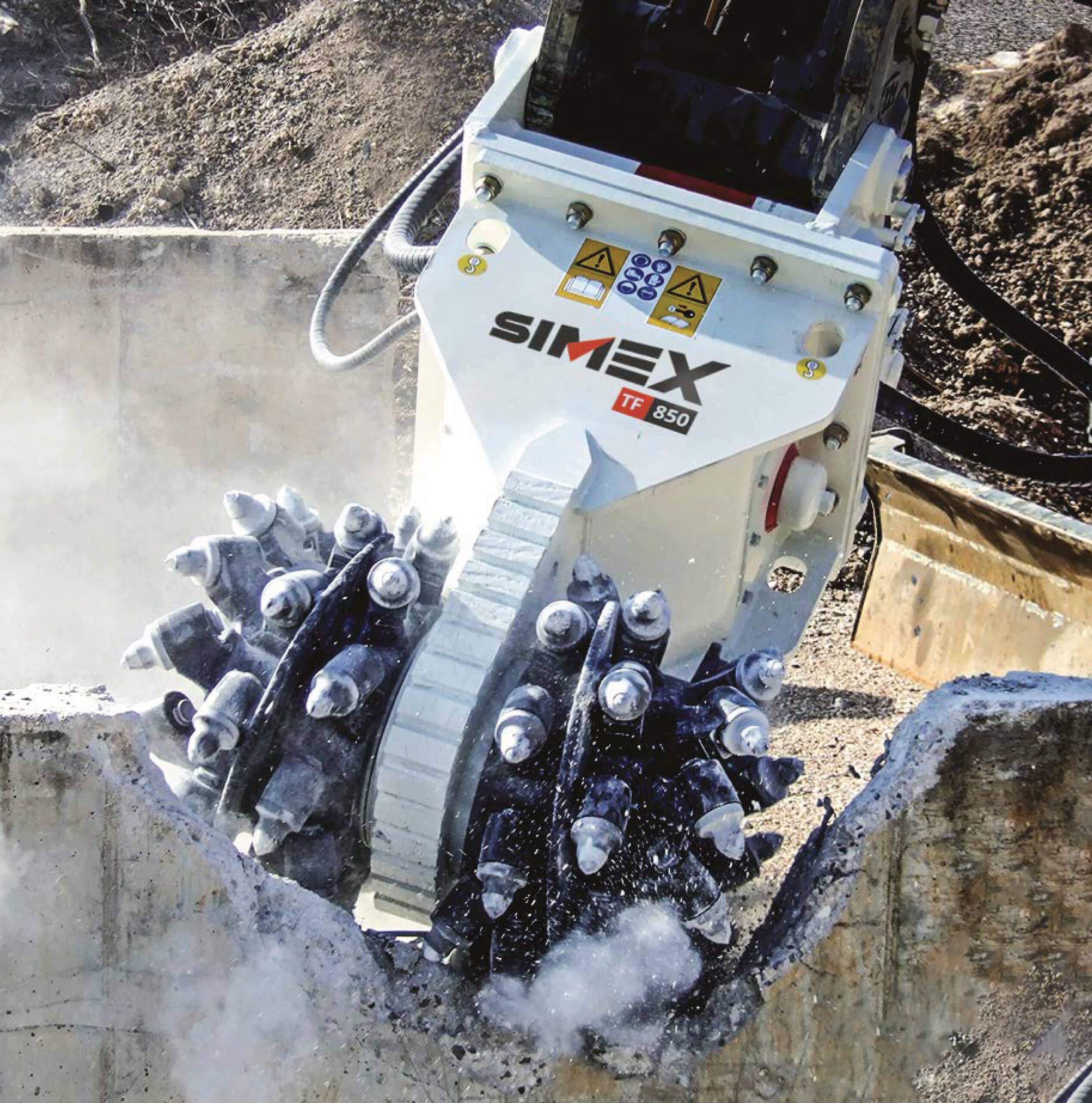 Simex's range of excavator and skid steer attachments - TradeEarthmovers