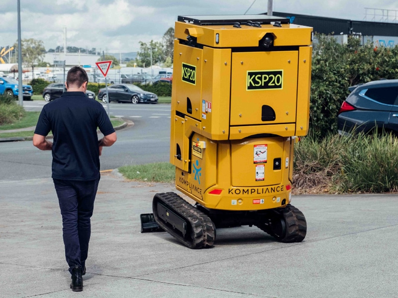 Cat mini excavators transformed into mobile monitoring stations ...