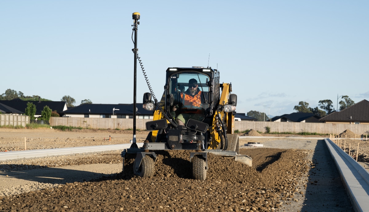 BG Contracting blown away by Cat 255 paired with grader blade ...